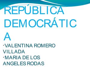 Calaméo - República Democrática Diapositivas