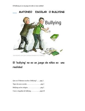 Calaméo - Matoneo Escolar O Bullying