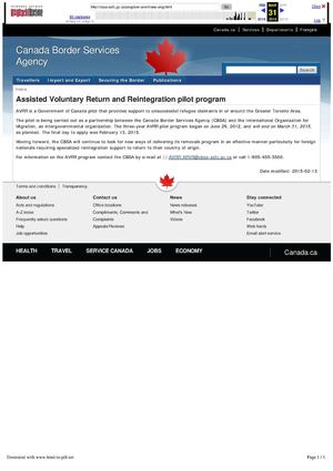 Calaméo - Assisted Voluntary Return and Reintegration pilot program ...