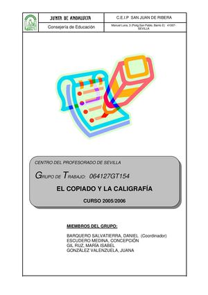 Calaméo - El Copiado Y La Caligrafia
