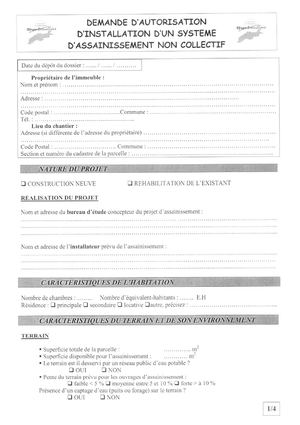 Calaméo - Dossier De Demande D'installation 2015