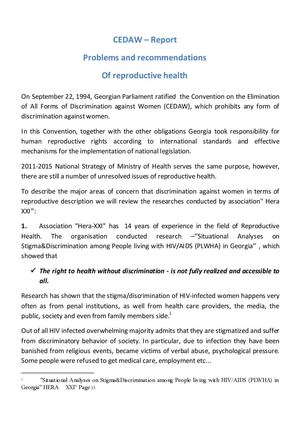 Calaméo - Cedaw Report