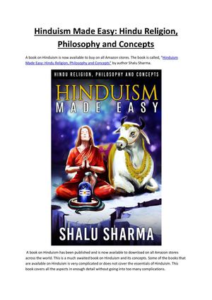 Calaméo - Hinduism Made Easy: Hindu Religion, Philosophy and Concepts