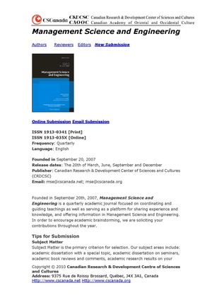 Calaméo - Management Science And Engineering