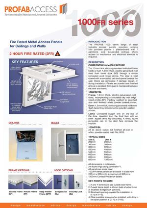 Calaméo - Profab 1000 Series 2FR MD Binder