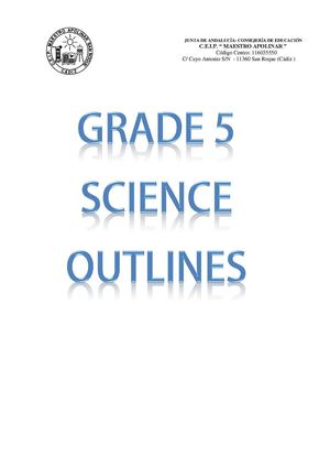 Calaméo - Grade 5 Science Outlines