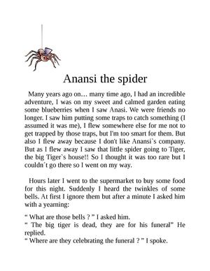 Calaméo - Anansi the spider
