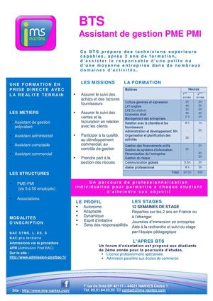 Calaméo - Fiche BTS AG PME Def