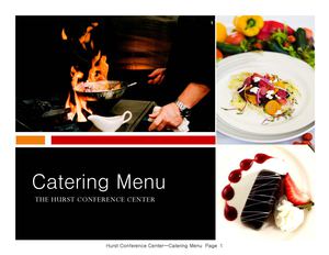 Calaméo - Hurst Conference Center Catering Menu