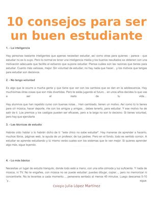 Calaméo - 10 Consejos Para Ser Un Buen Estudiante