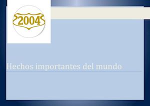 Calaméo - Hechos importantes de 2004