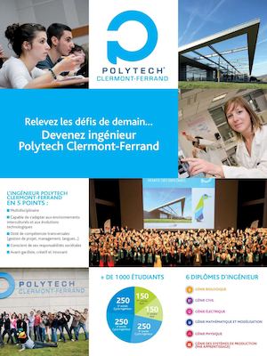 Calaméo - Plaquette Polytech Clermont-Ferrand