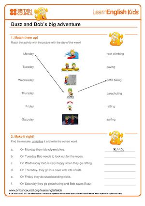 Calaméo - Stories Buzz And Bobs Big Adventure Worksheet