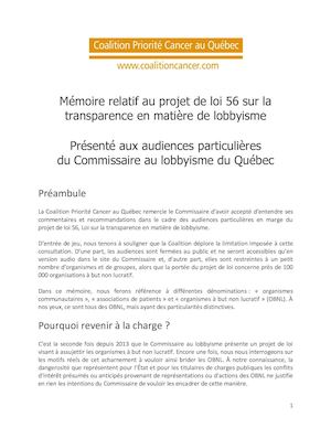 Calaméo - Memoire Projet Loi 56 Vfin 3