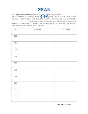 Calaméo - Rifa Cuadro