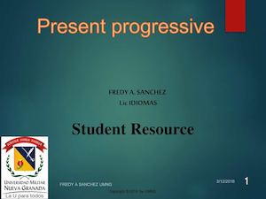 Calaméo - Present Progressive Lesson 1