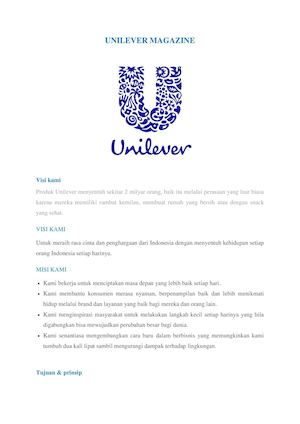 Calaméo - Unilever Magazine