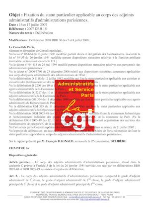 Calaméo - Statut particulier applicable au corps des adjoints ...