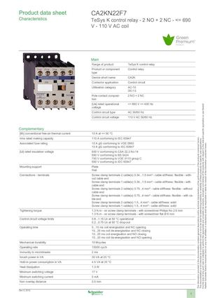 Calaméo - Relé Contactor Auxiliar 4 Canales - Telemecanique Modelo ...