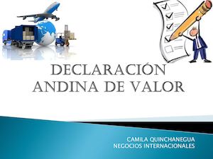 Calaméo - Declaración Andina De Valor