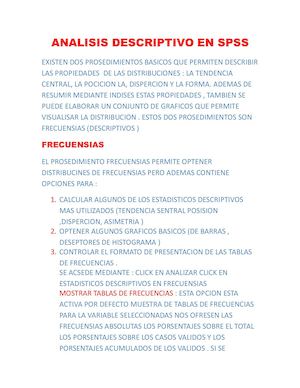 Calaméo - Analisis Descriptivo En Spss