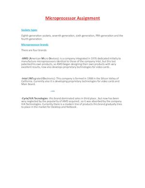 Calaméo - Microprocessor Assignment