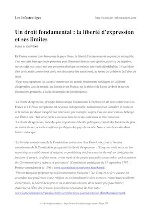 Calaméo - Liberté d'expression