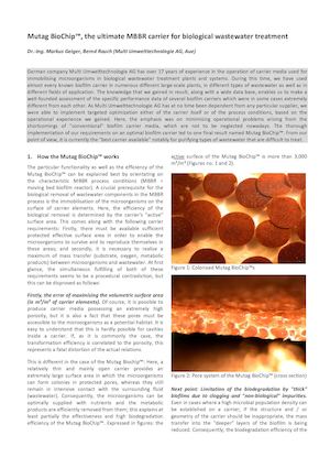 Calaméo - Mutag BioChip™, the ultimate MBBR carrier for biological ...