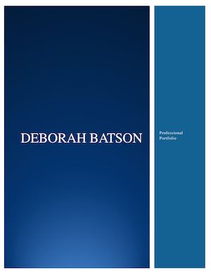 Calaméo - Deborah Batson Portfolio Online 2