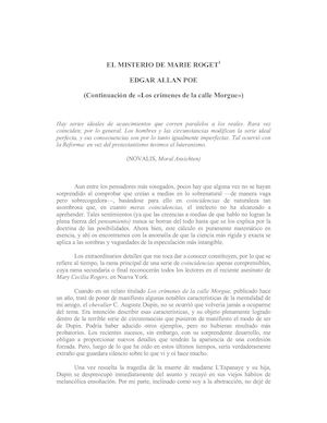 Calaméo - Edgar Allan Poe El Misterio De Marie Roget