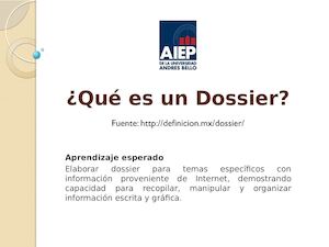 Calaméo - Qué Es Un Dossier