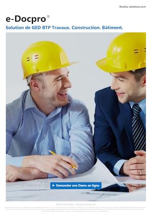 Calaméo - Plaquette GED E Doc Pro Btp