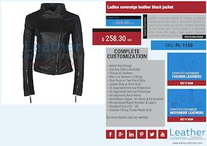 Calaméo - Ladies Sovereign Leather Black Jacket Pl 1150
