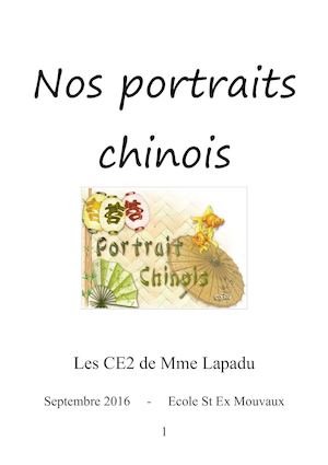 Calaméo - Portraits Chinois CE2 2016