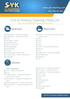 Calaméo - Syk End Of Tenancy Cleaning Checklist