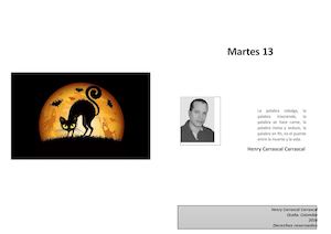 Calaméo - Cuento Martes 13 Henry Carrascal Carrascal