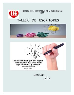 Calaméo - Taller De Escritores