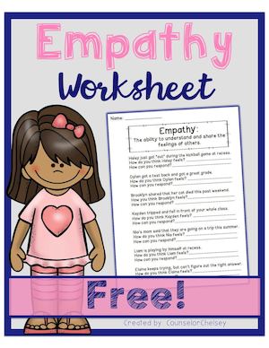 Calaméo - Empathy Worksheet Freebie
