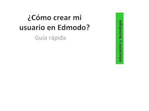 Calaméo - Tutorial Edmodo Guia Rapida