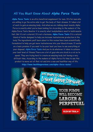 Calaméo - http://www.healthsupreviews.com/alpha-force-testo/