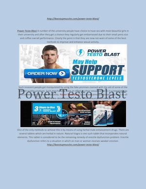 Calaméo - Power Testo Blast
