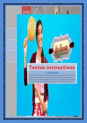 Calaméo - Textos Instructivos: La Receta