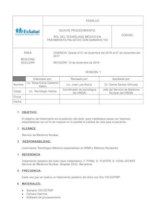 Calaméo - Guia De Procedimiento Rol Del Tecnólogo Medico En Tratamiento ...