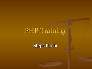 Calaméo - PHP Training