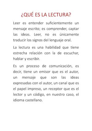 Calaméo - Qué Es La Lectura