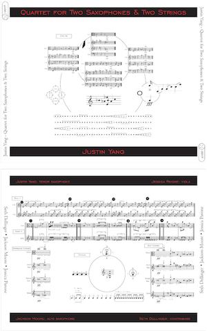 Calaméo - Composition for 2 Saxophones and 2 Strings - CD Cover