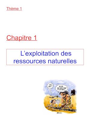 Calaméo - T1c1 Ressources Naturelles 3è