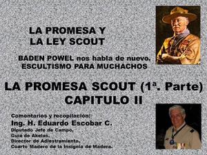 Calaméo - PROMESA Y LEY SCOUT. Promesa 1a parte