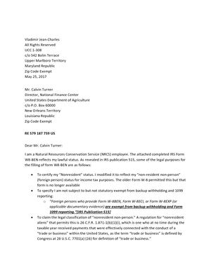 Calaméo - W 8Ben Package To USDA NFC 759 US