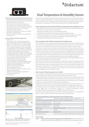 Calaméo - Didactum Humidity and Temperature Sensor